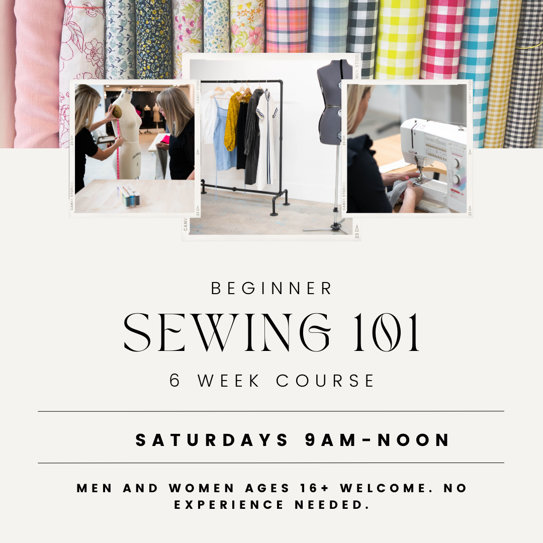 Sewing 101 (6 week course) Begins Nov 2, Beginning Sewing Classes | Sew ...